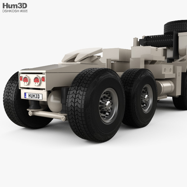 Oshkosh HEMTT M983A4 Patriot Tractor Truck 2014 3D model - Download ...