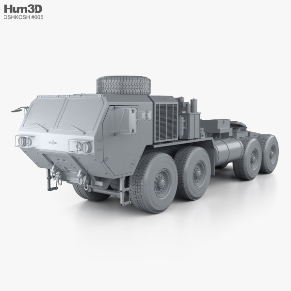 Oshkosh HEMTT M983A4 Patriot Tractor Truck 2014 3D model - Download ...