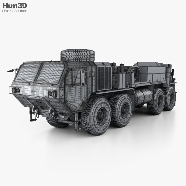 Oshkosh HEMTT M984A4 Wrecker Truck 2014 3D model - Download Truck on ...