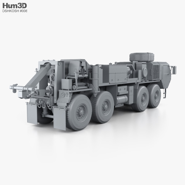 Oshkosh HEMTT M984A4 Wrecker Truck 2014 3D model - Download Truck on ...