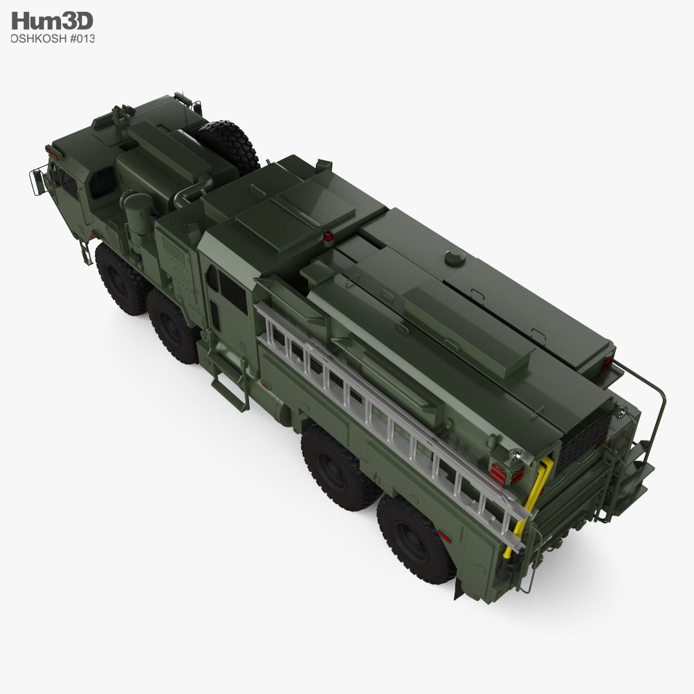 Oshkosh M1142 Tactical Firefighting Truck 2021 3D model - Download ...