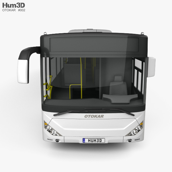 Otokar Kent C Articulated Bus 2015 3D model - Download Bus on 3DModels.org