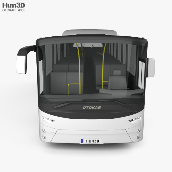 Otokar Territo U bus 2012 3D model - Download Bus on 3DModels.org
