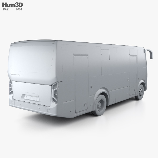 PAZ Vector Next bus 2017 3D model - Download Bus on 3DModels.org