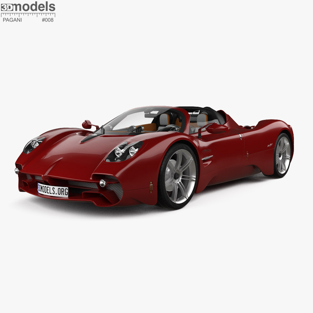 Pagani Utopia Roadster 2025 3D model - Download Sports car on 3DModels.org