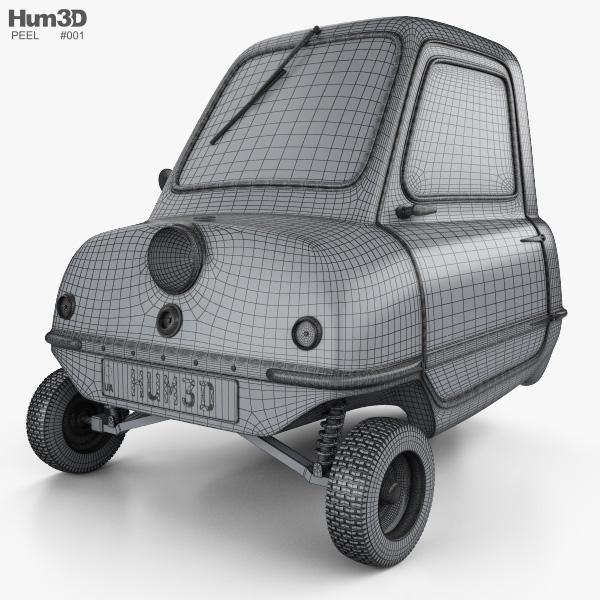 Peel P50 1963 Modelo 3D - Descargar Sports car activado 3DModels.org