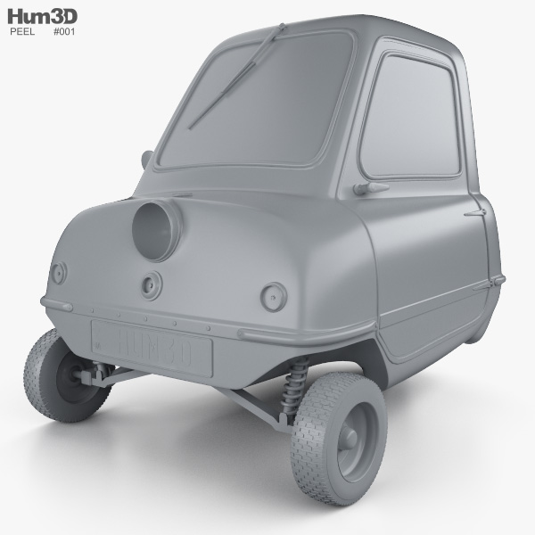 Peel P50 1963 Modelo 3D - Descargar Sports car activado 3DModels.org