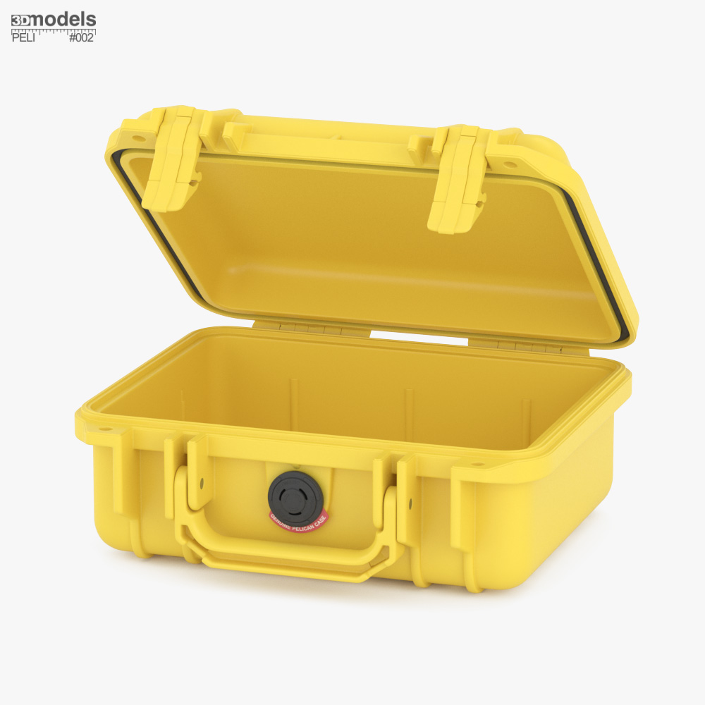 Pelican Protector Case Dry Box 3D model - Download Tools on 3DModels.org