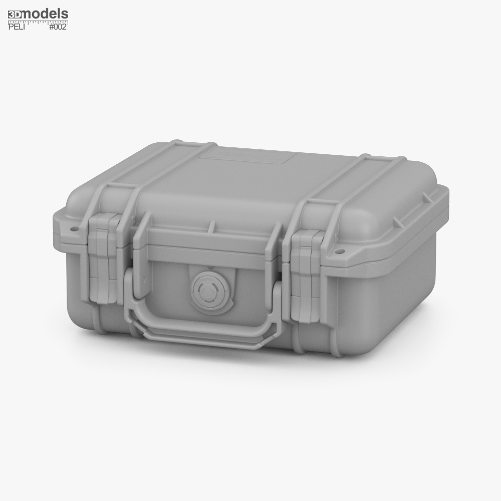 Pelican Protector Case Dry Box 3D model - Download Tools on 3DModels.org