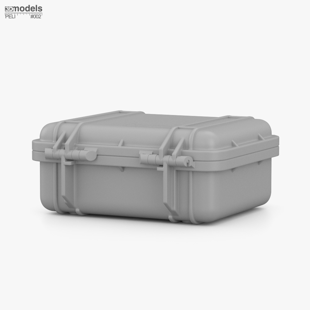 Pelican Protector Case Dry Box 3D model - Download Tools on 3DModels.org