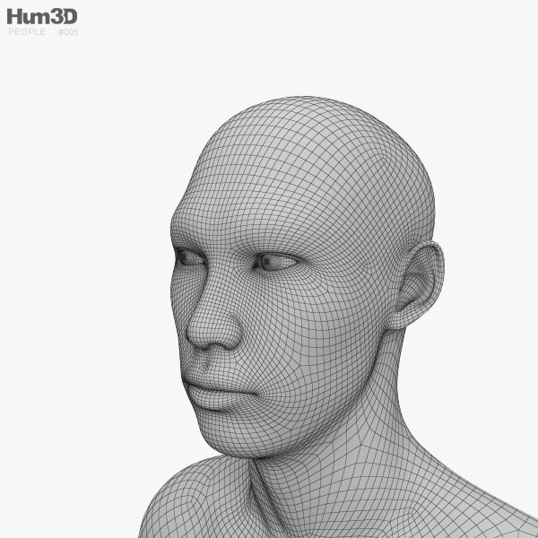 Asian Man 3D model - Download Character on 3DModels.org