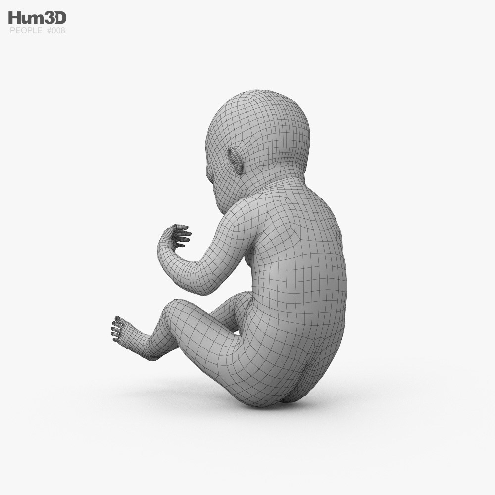 Baby 3D model - Download Character on 3DModels.org