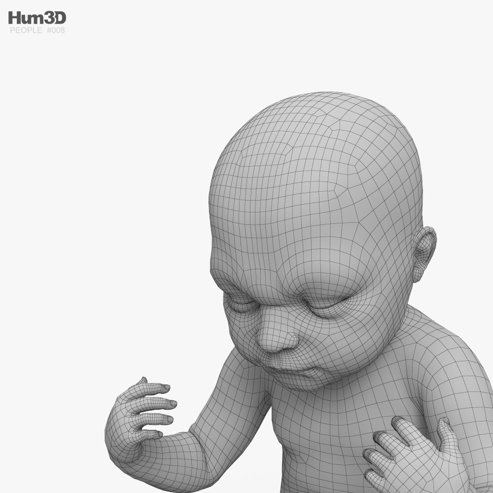 Baby 3D model - Download Character on 3DModels.org