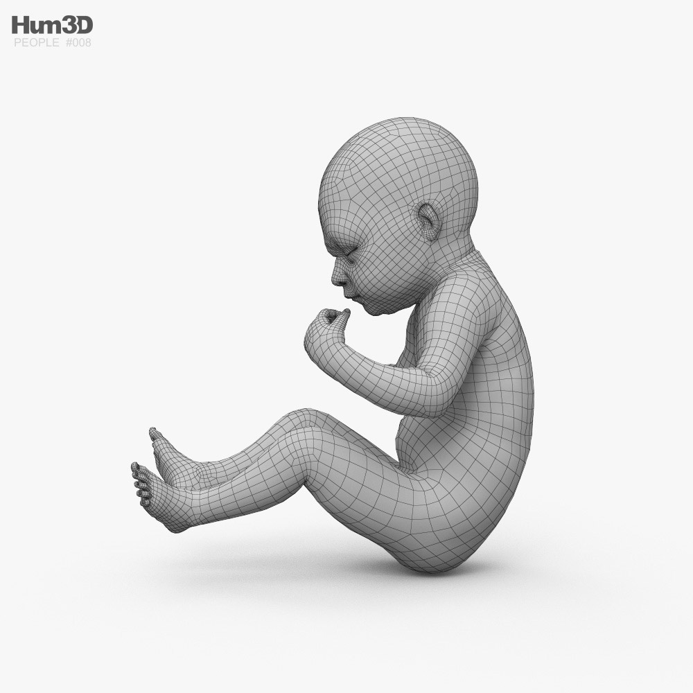 Baby 3D model - Download Character on 3DModels.org
