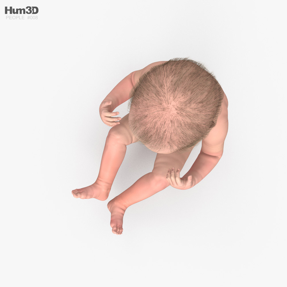 Baby 3D model - Download Character on 3DModels.org