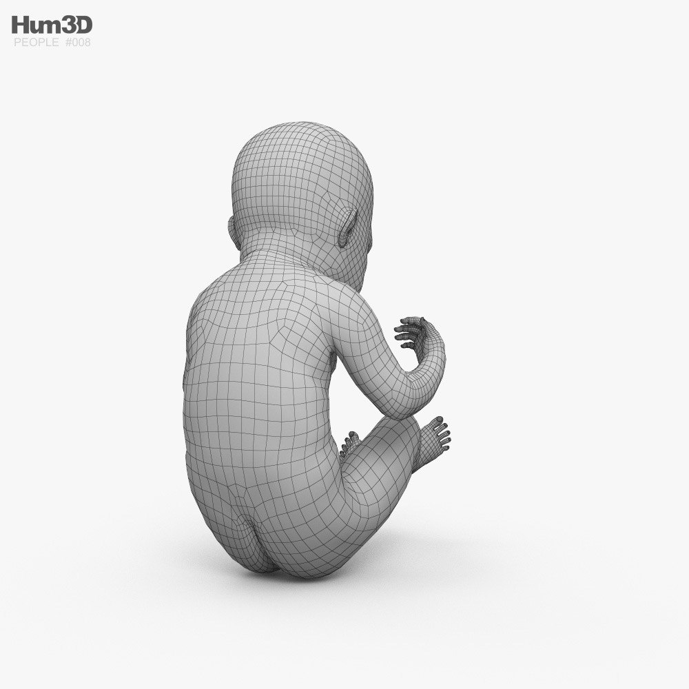 Baby 3D model - Download Character on 3DModels.org