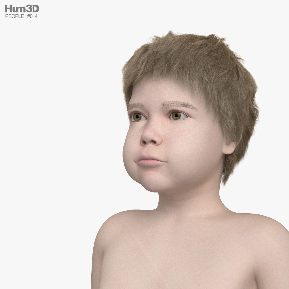 Kid Boy 3D model - Download Character on 3DModels.org