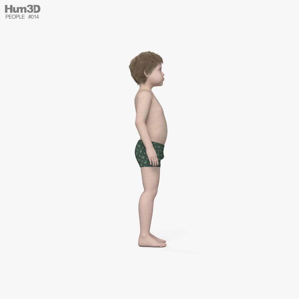 Kid Boy 3D model - Download Character on 3DModels.org