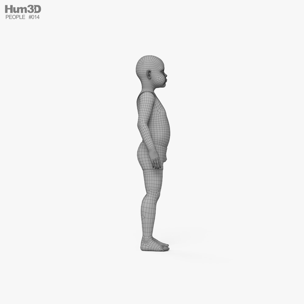 Kid Boy 3D model - Download Character on 3DModels.org