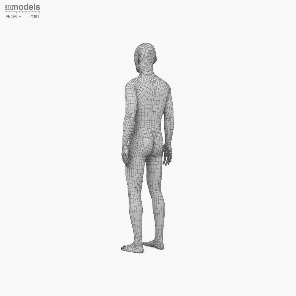 Realistic Asian Man 3D model - Download Character on 3DModels.org