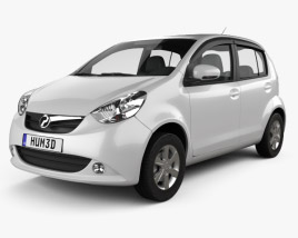 Perodua MyVi 2014 3D model - Download Hatchback on 3DModels.org