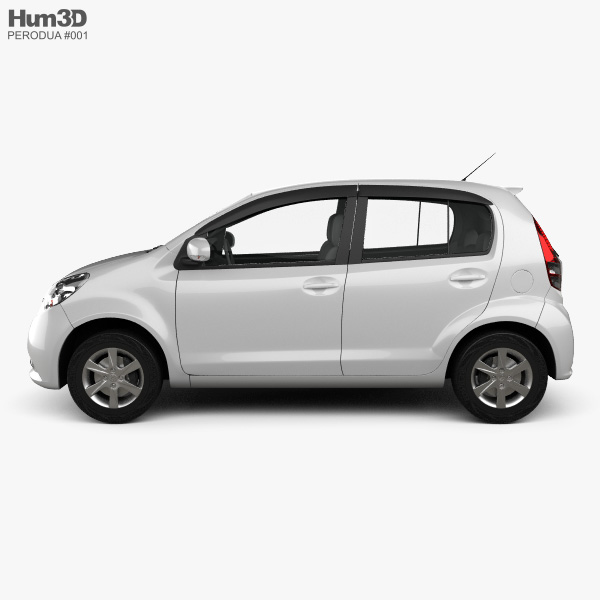 Perodua MyVi 2014 3D model - Download Hatchback on 3DModels.org