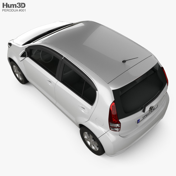Perodua MyVi 2014 3D model - Download Hatchback on 3DModels.org