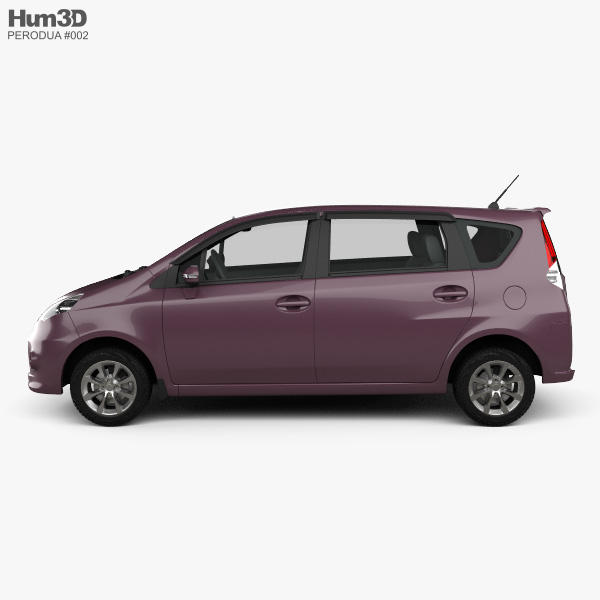 Perodua Alza 2014 3D model - Download Van on 3DModels.org