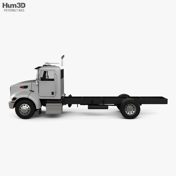Peterbilt 337 Chassis Truck 2-axle 2014 3D model - Download Truck on ...