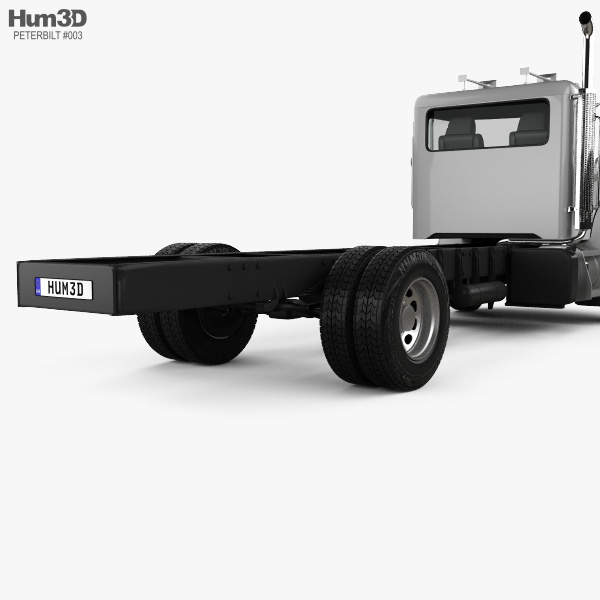 Peterbilt 337 Chassis Truck 2-axle 2014 3D model - Download Truck on ...
