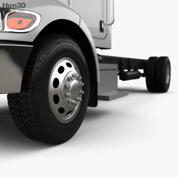 Peterbilt 337 Chassis Truck 2-axle 2014 3D model - Download Truck on ...