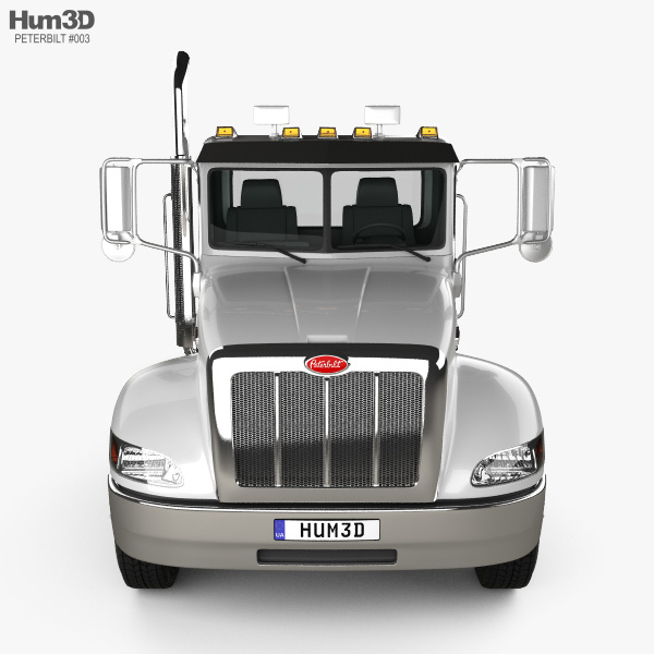 Peterbilt 337 Chassis Truck 2-axle 2014 3D model - Download Truck on ...
