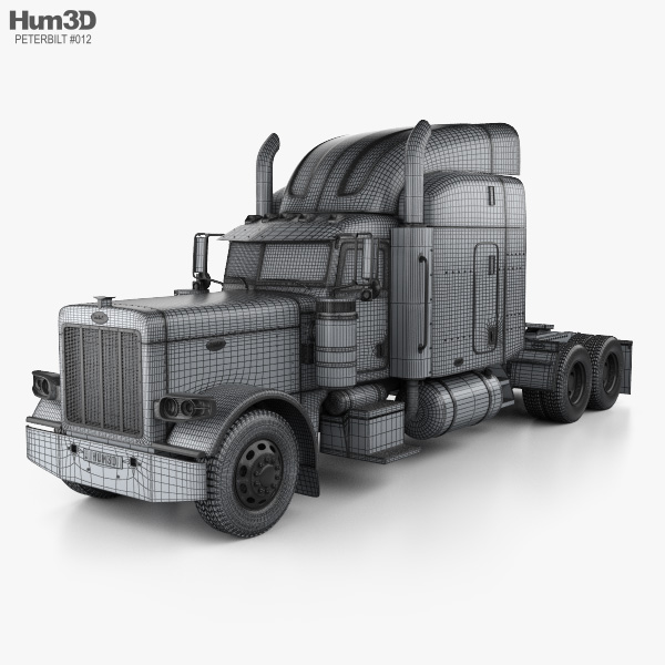 Peterbilt 389 Tractor Truck 2015 3D model - Download Truck on 3DModels.org