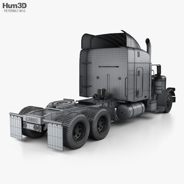 Peterbilt 389 Tractor Truck 2015 3D model - Download Truck on 3DModels.org