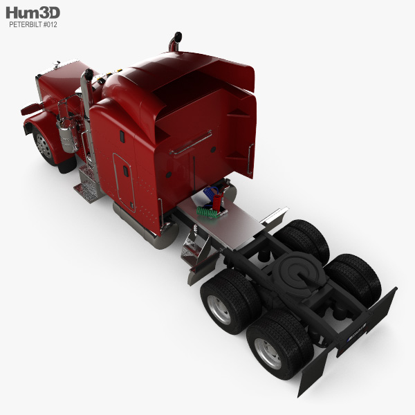 Peterbilt 389 Tractor Truck 2015 3D model - Download Truck on 3DModels.org