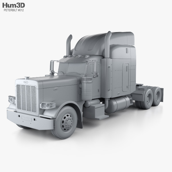 Peterbilt 389 Tractor Truck 2015 3D model - Download Truck on 3DModels.org
