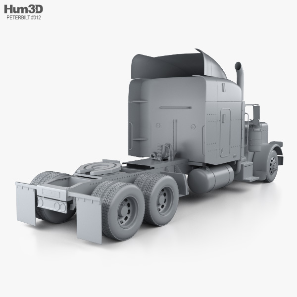 Peterbilt 389 Tractor Truck 2015 3D model - Download Truck on 3DModels.org