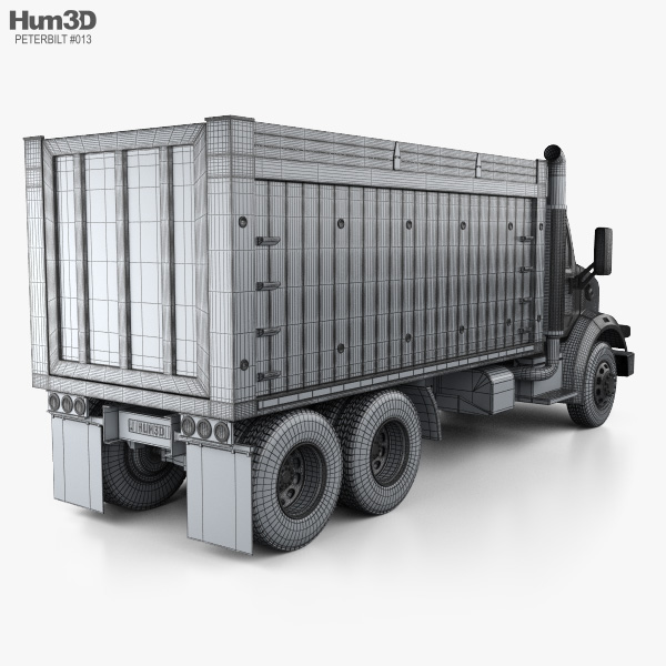 Peterbilt 567 Tipper Truck 2019 3D model - Download Truck on 3DModels.org