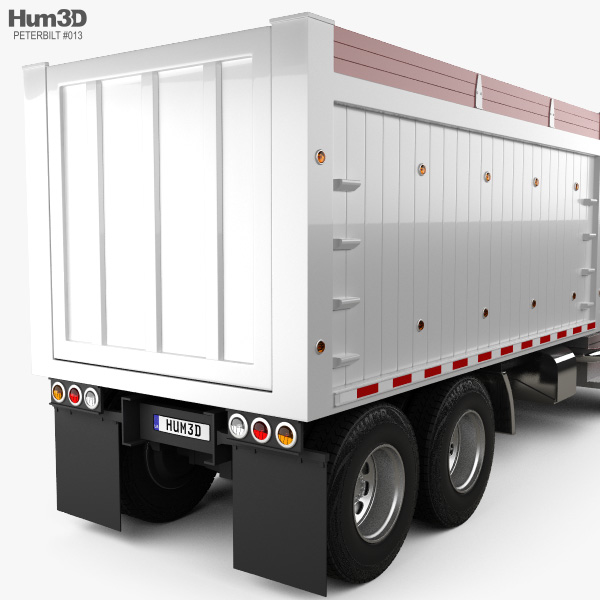 Peterbilt 567 Tipper Truck 2019 3D model - Download Truck on 3DModels.org