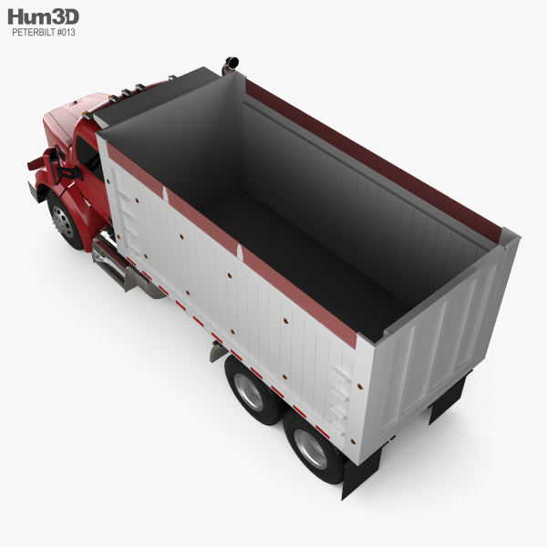 Peterbilt 567 Tipper Truck 2019 3D model - Download Truck on 3DModels.org