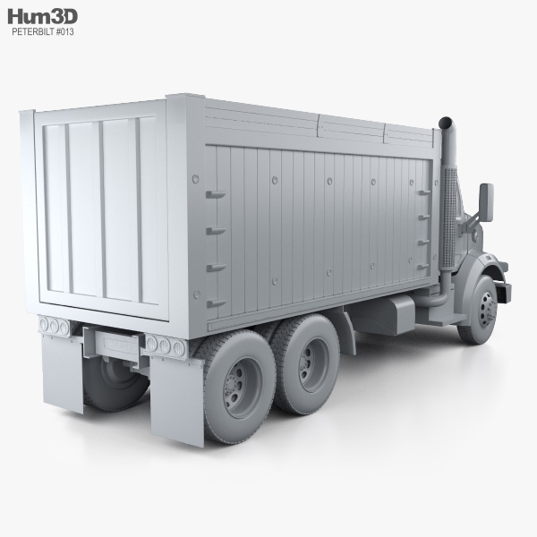 Peterbilt 567 Tipper Truck 2019 3D model - Download Truck on 3DModels.org