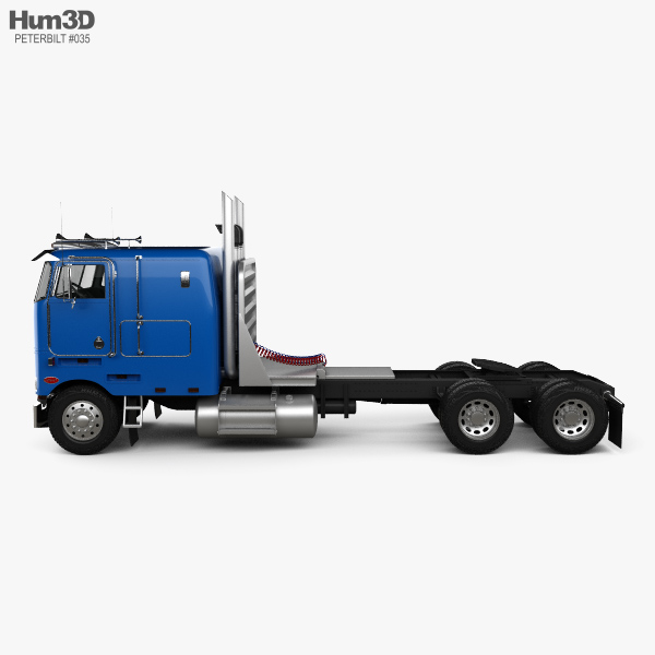 Peterbilt 362 Tractor Truck 2005 3D model - Download Truck on 3DModels.org