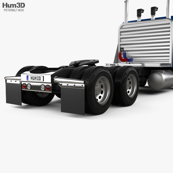 Peterbilt 362 Tractor Truck 2005 3D model - Download Truck on 3DModels.org