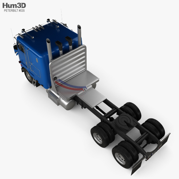 Peterbilt 362 Tractor Truck 2005 3D model - Download Truck on 3DModels.org