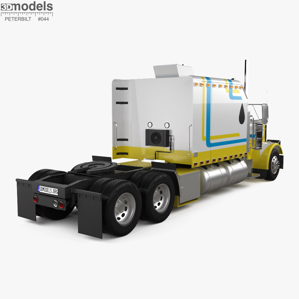Peterbilt 379 Long Sleeper Cab Tractor Truck 3-way with HQ interior ...