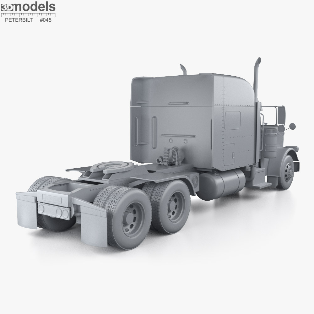 Peterbilt 389 Tractor Truck Sleeper Cab 2010 3D model - Download Truck ...