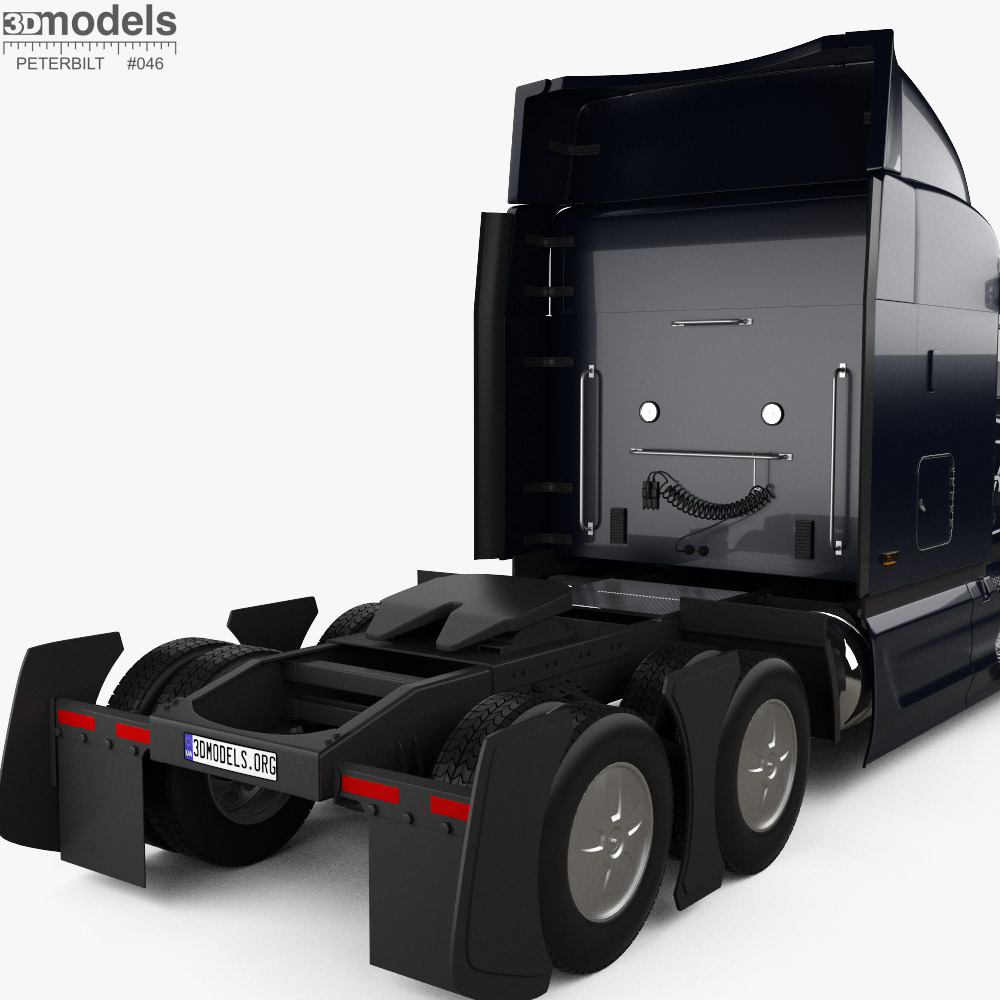 Peterbilt 579 Aurora Autonomous Truck 2025 3D模型 - 下载 货车 on 3DModels.org