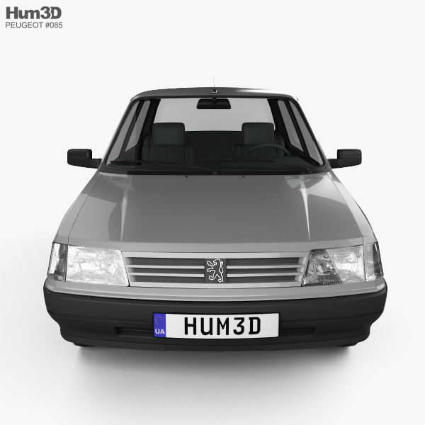 Peugeot 309 5-door 1985 3D model - Download Hatchback on 3DModels.org