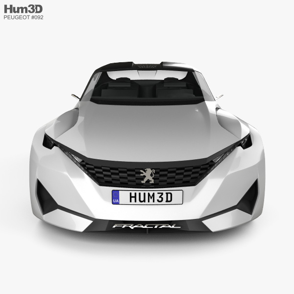 Peugeot Fractal 2016 3D model - Download Sports car on 3DModels.org