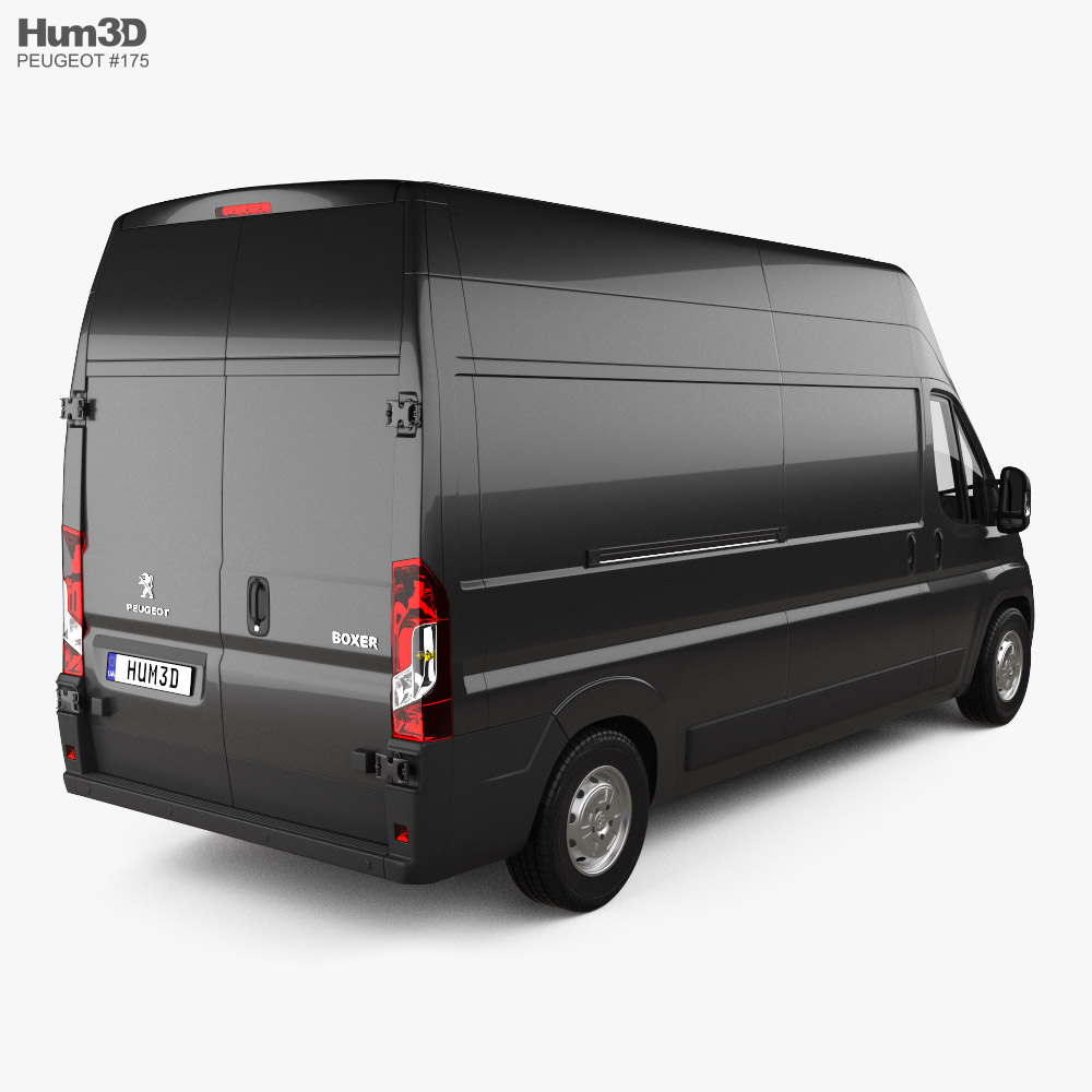 Peugeot Boxer Panel Van L3H3 2017 3D model - Download Van on 3DModels.org